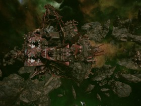 Ork Space Hulk Battlefleet Gothic, Chaos, Scratch, Ship, Space Hulk
